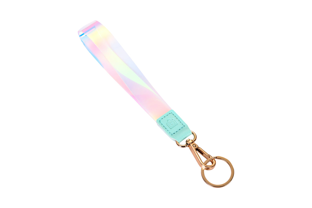 Wrist Lanyard for Keys - Cute Holographic Wristlet Keychain Hand Strap ...