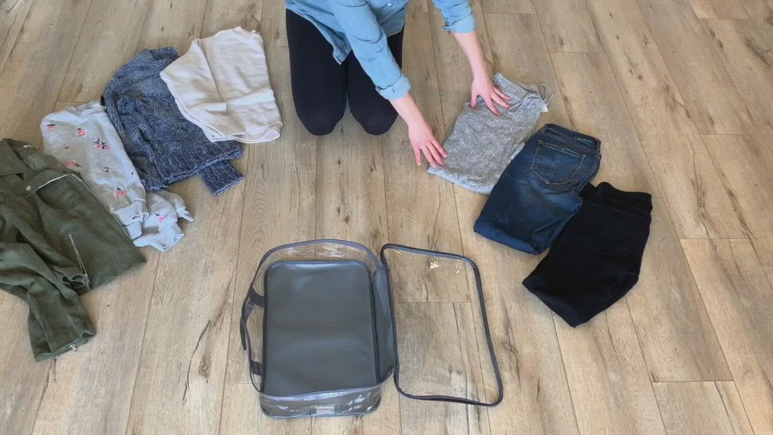 Large Packing Cube for Travel - Clear Suitcase Organizer Pouch – EzPacking